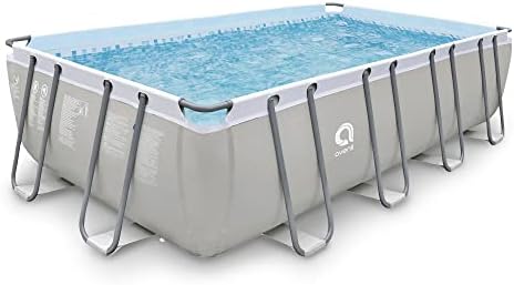 Amazon.com: Intex 16ft X 8ft X 42in Rectangular Prism Frame Pool Set ...