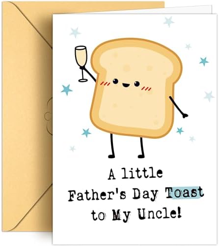 Amazon.com : Hiappt Uncle Fathers Day Card - Father's Day Toast to My ...