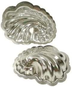 Amazon.com: Sea Shell Small Cake Pan 3/4 Cup 5 x 4 x 1 1/2 Inches ...