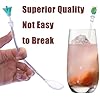 Amazon.com | Colorful Acrylic Swizzle Sticks, 10 Pcs 9 Inch Cocktail ...
