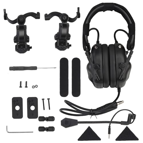 Tactical Headset with Boom Mic, Noise Cancelling Headphones, for ...