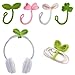 Amazon.com: Crochet Leaf Sprout, Lucky Handmade Knitted Sprout ...
