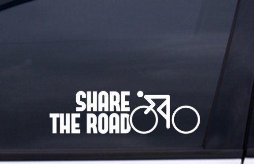 Amazon.com: BD USA Share The Road Sticker White: 0638346702113: Sports ...