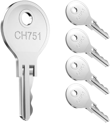 Amazon.com: 2 PCS CH751 Replacement Keys with Keychain Universal ...