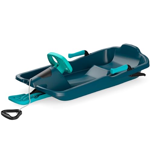 Snapklik.com : Nebula Snow Sleds For Kids - Toboggan Sled, Durable ...