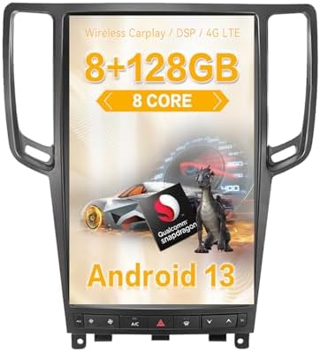 Amazon.com: ZWNAV 14.4 inch Vertical Screen Car Stereo for Infiniti G37 ...