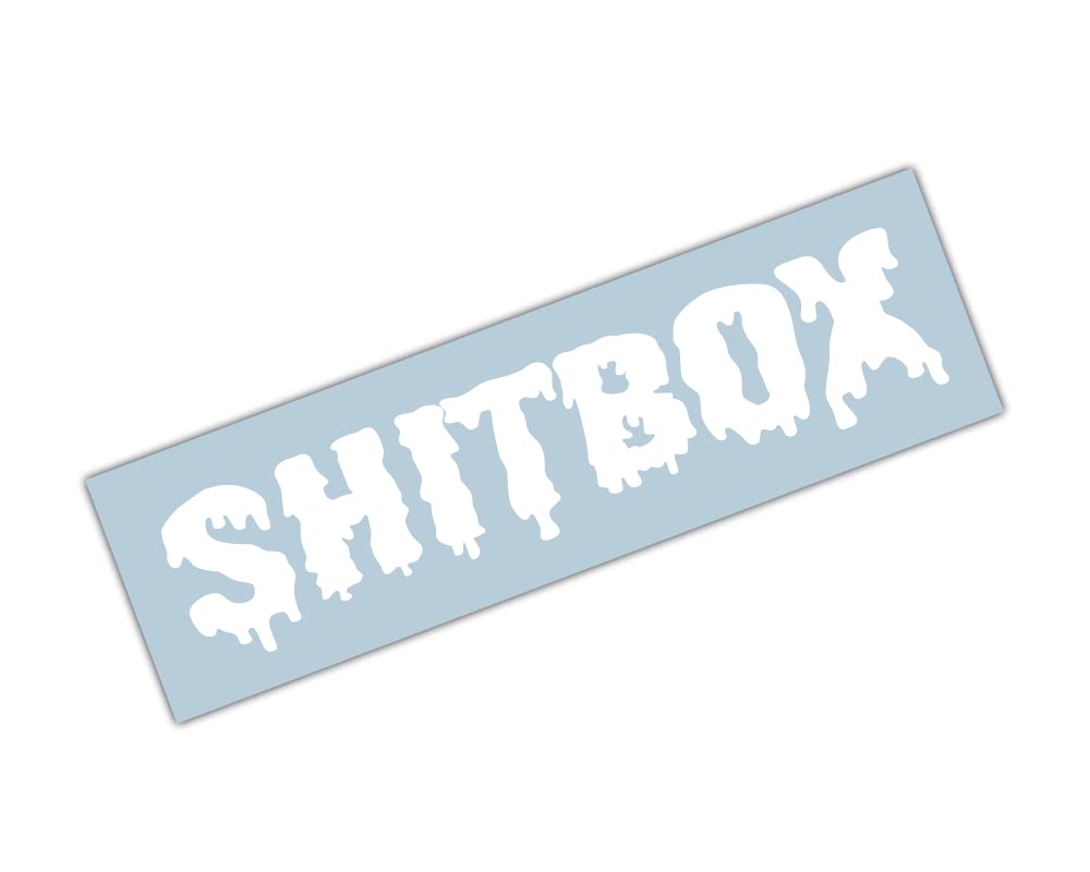 Amazon.com: Shitbox Windshield Decal Sticker Banner Window Car Truck SUV JDM Turbo 22" Euro ...