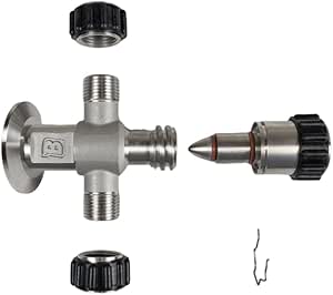 Amazon.com: Aseptic Racking Valve-Tri Clamp, Sanitized Sampling Valve ...
