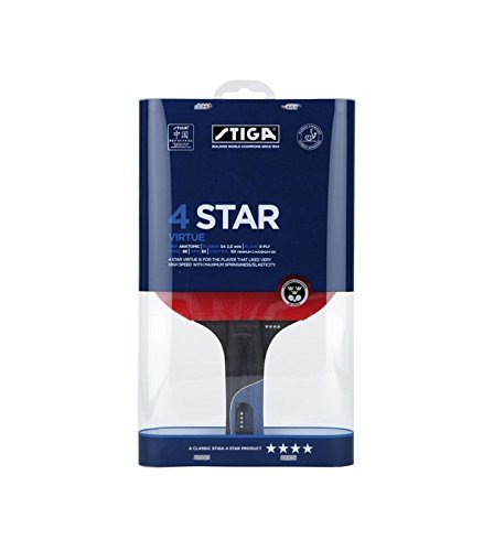 Stiga 4 Star Virtue Table Tennis Bat by Stiga : Amazon.in: Sports ...