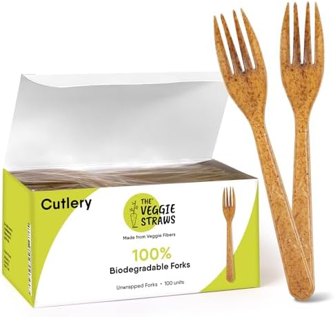 Amazon.com: Disposable Wooden Forks by Bamboodlers | 100% All-Natural ...