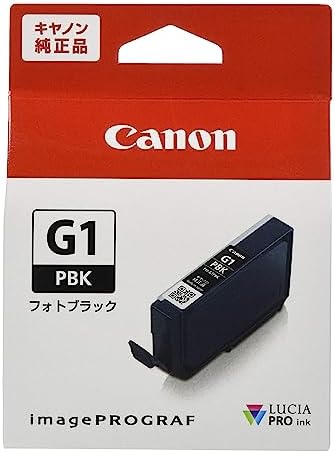 Amazon.co.jp: キヤノン Canon 純正インクタンク PFI-G1フォトブラック PFI-G1PBK 小 : パソコン・周辺機器