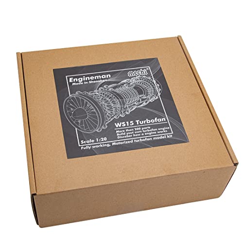 Snapklik.com : VIVEE 1/20 Turbofan Engine Model Kit, WS-15 Emei ...
