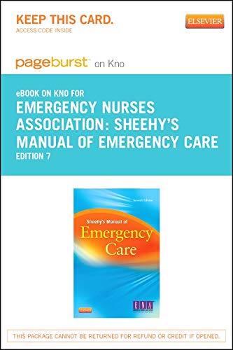 Sheehy's Manual of Emergency Care - Elsevier eBook on Intel Education ...