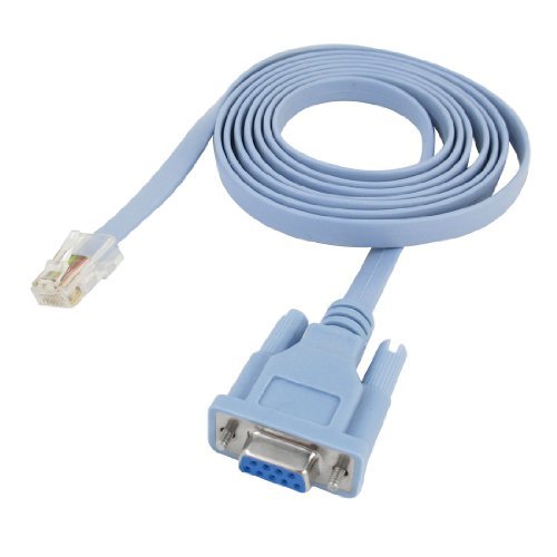 3NH® Replacement RJ45 to DB9 Female Baby Blue Cisco Compatible Console ...