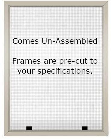 Amazon.com: Custom Size Window Screen Kit (Tan) Assembly Required