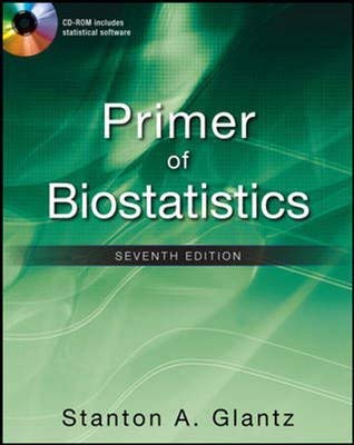Primer Biostatistics 7 E: Stanton A. Glantz: 9780071326964: Amazon.com ...
