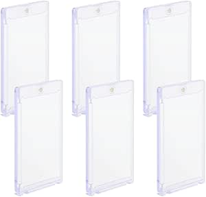 Amazon.co.jp: JP Number マグネットローダー トレカ用 カード ケース 保護 収納 店舗ディスプレイ 透明 UVカット加工 35pt 6個セット : ホビー