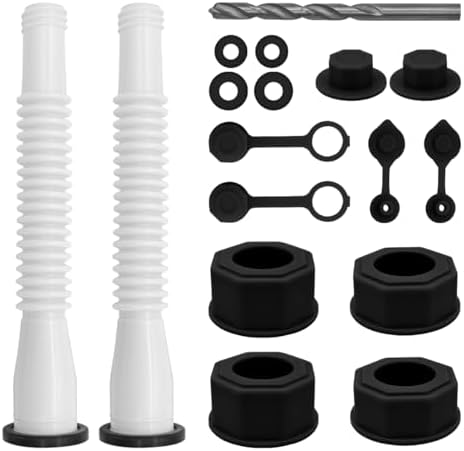Amazon.com: BELOMI Gas Can Spout Replacement, 2 Kit with 4 Screw Collar ...