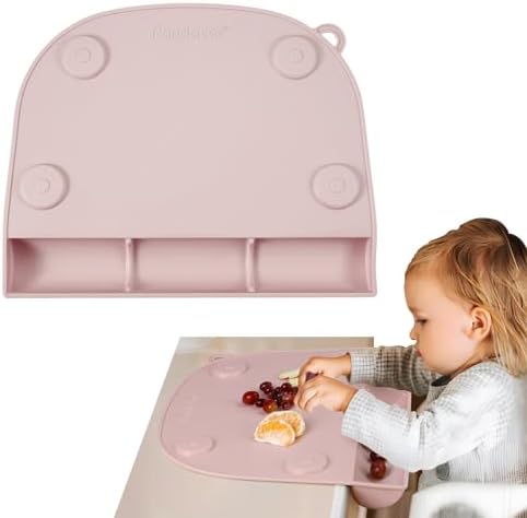 Moonkie Silicone Placemats for Baby & Kid, Stain Resistant Non-Slip ...