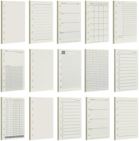 Amazon.com : Tosstuki 15 Pcs A7 Planner Inserts A7 Agenda Binder Refill ...