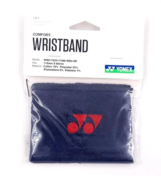 YONEX Comfort Badminton Wristband (Blue,Red) Pack of 1 : Amazon.in ...
