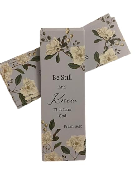 Amazon.com: Be Still and Know That I Am God Inspirational Bookmarks ...