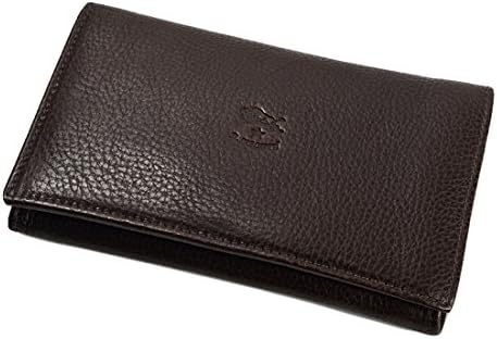 Amazon.co.jp: IL BISONTE イル ビゾンテ 二つ折り財布 カーフレザー（本革/牛革） 32 T.Moro ダークブラウン ...