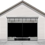 ・ブランド:Sunolga・製造元:Sunolga・プライバシーデザイン:このガレージスクリーンは、外側の視界を遮る厚みのある黒い中央と、換気、害虫、ゴミ保護のために通気性のある側面を備えています。・網戸サイズ:ガレージドアのスクリーンサイ...