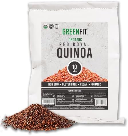 Amazon.com : Royal Organic Red Quinoa | OA Quinoa Now Greenfit | Non ...