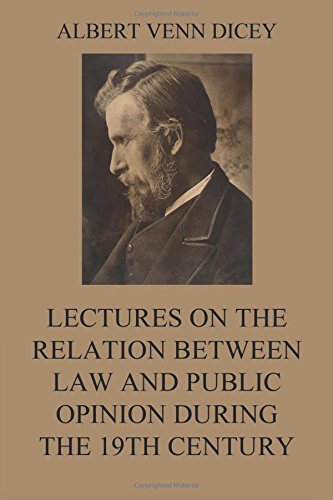 Lectures on the Relation between Law and Public Opinion during the 19th ...