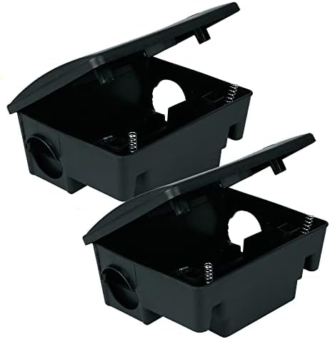 RatKil Rat Bait Box For Pest Control - Large Rat & Mouse Bait Station ...