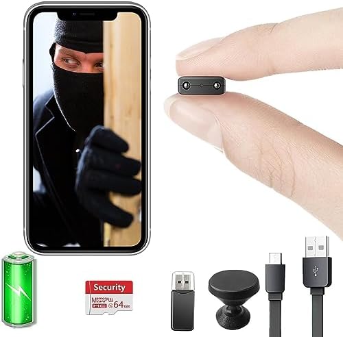 Amazon.com : 【Free 64G】 Smallest Wireless WiFi Camera,HD1080P Battery ...