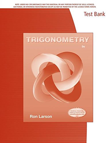 Amazon | Tst Trigonometry | Larson | Mathematics