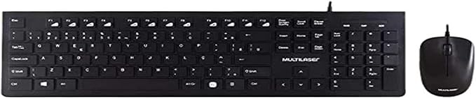 Multilaser Multimídia Usb Slim TC240 - Kit Teclado E Mouse Multilaser ...