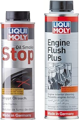 Liqui Moly oil Smoke Stop (300 ml) + Engine Flush (300 ML) COMBO ...