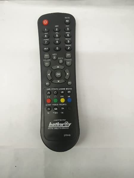 Buy Remote Control -D- Compatible for Hathway Set Top Box - Pure ...