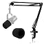 For Shure MV7 Boom Arm - Upgraded Mic Arm with Reduce Wind Noises Mic ...