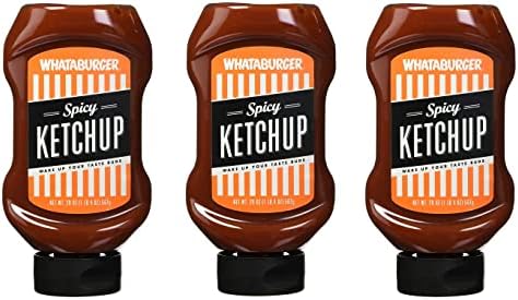 Amazon.com : Whataburger Condiments (Pack of 1) (Spicy Ketchup 20oz ...