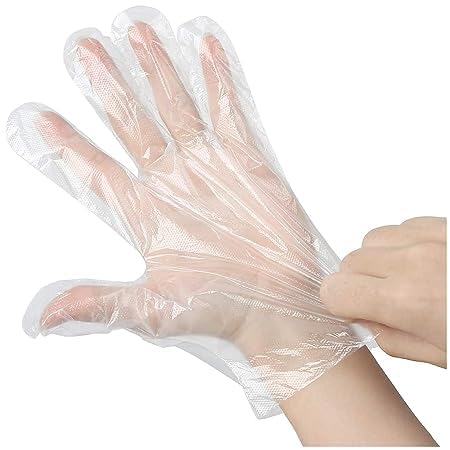 CHARU GALLERY 2023 Disposable Hand Glove | Polyethylene Food Safe ...