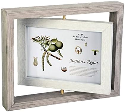 JOSON Rotating Photo Frame, Antique Rotating DIY Desktop Floating Photo ...