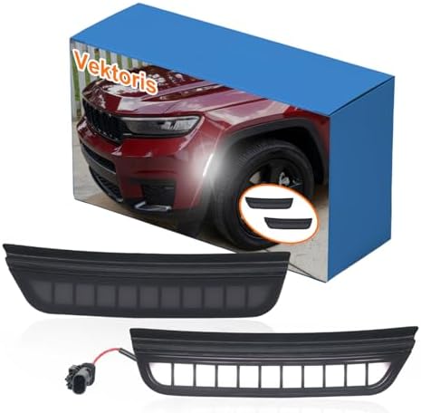 Amazon.com: Vektoris LH+RH LED Side Marker Light Smoked Lens for 2021 ...