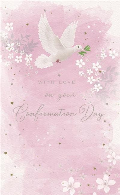 Female Traditional Confirmation Congratulations Card for Women/Girls ...