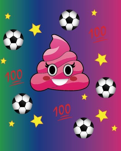 Soccer Journal 100: Win! Poop Emoji Bullet, Blank Dot Grid Journal, 160 ...