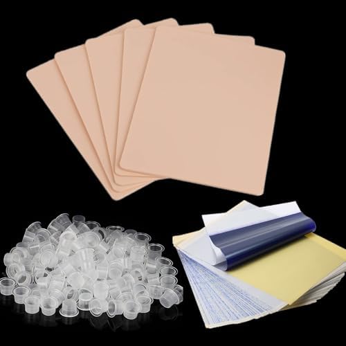 Amazon.com: 3mm Tattoo Skin Practice Kit - Yuelong 515PCS Tattoo Fake ...