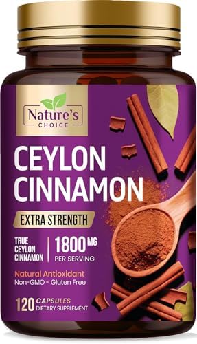 Amazon.com: Ceylon Cinnamon Capsules - Certified Organic Ceylon ...