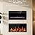 Pixelora Electric Fireplace Inserts Modernos - Wall Fireplace With App ...