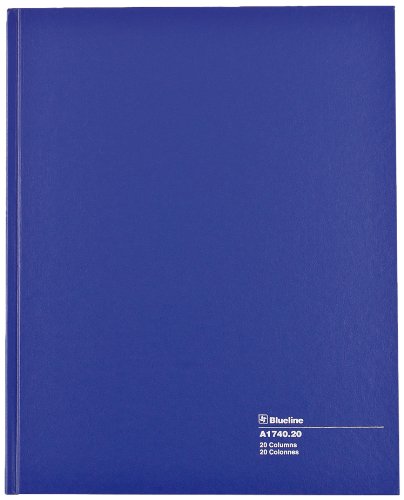 Blueline Columnar Book, Perfect Binding, 20 Columns with Description ...