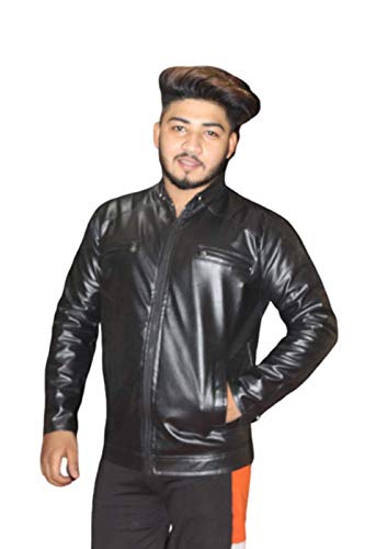 Buy IAC Biker's Men's Black Jacket at Amazon.in