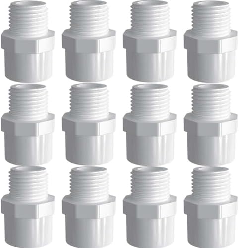 YSIL PVC Fittings Male Adapter (Socket x Male Pipe Thread) 2 Way 3/4 ...