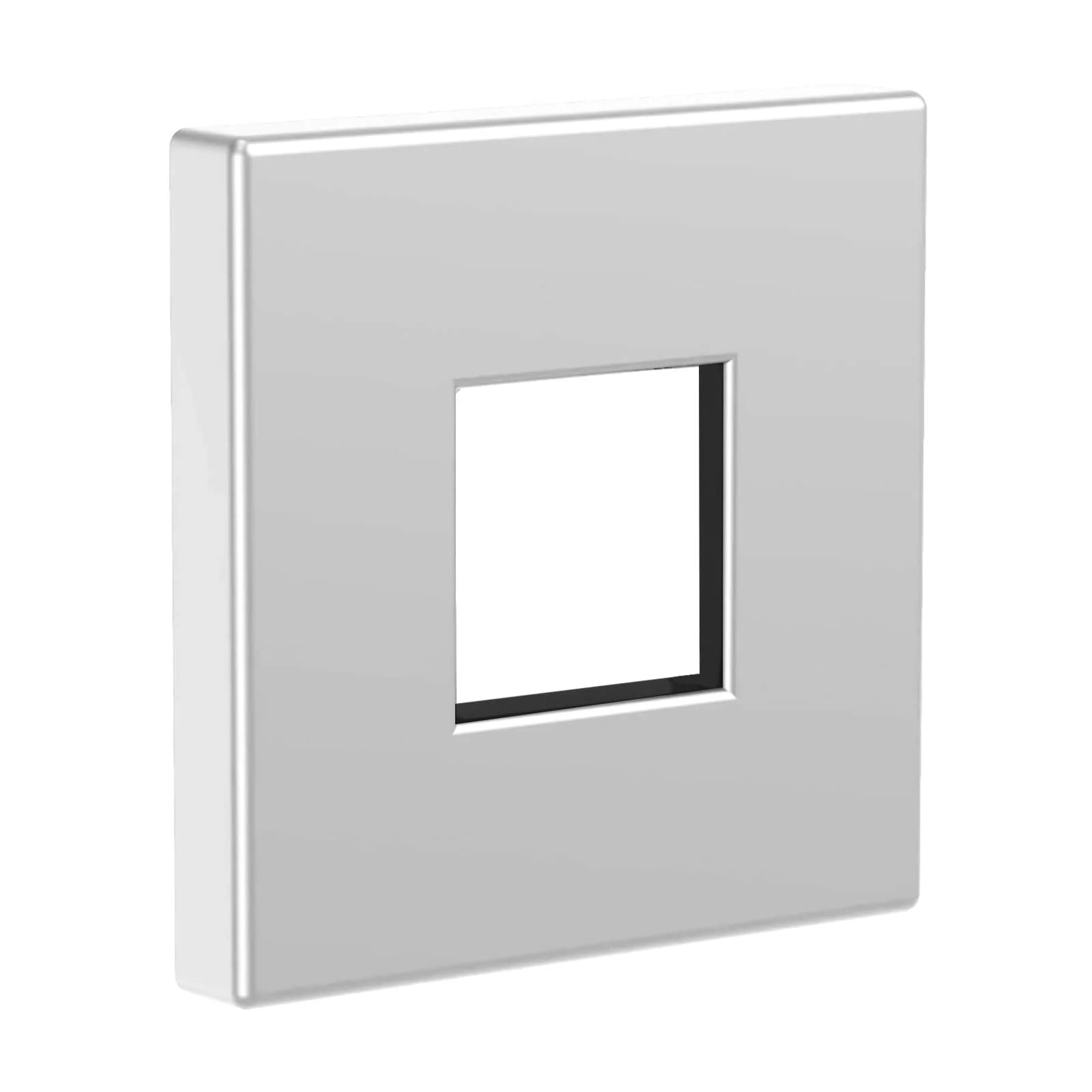 Heyalan Modern 2.5” Square Shower Arm Flange Shower Head Arm ...